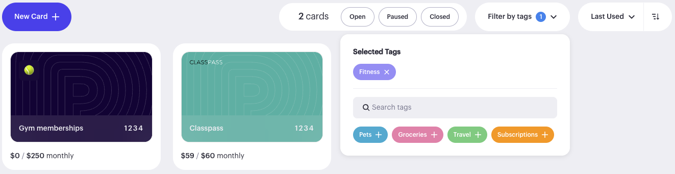 Card Tagging – Privacy